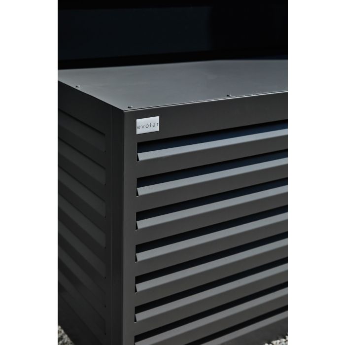 Evolar Evo-Cover airco buitendeel omkasting antraciet 1100x1200x650mm