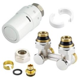 haakse design aansluitset voor radiator